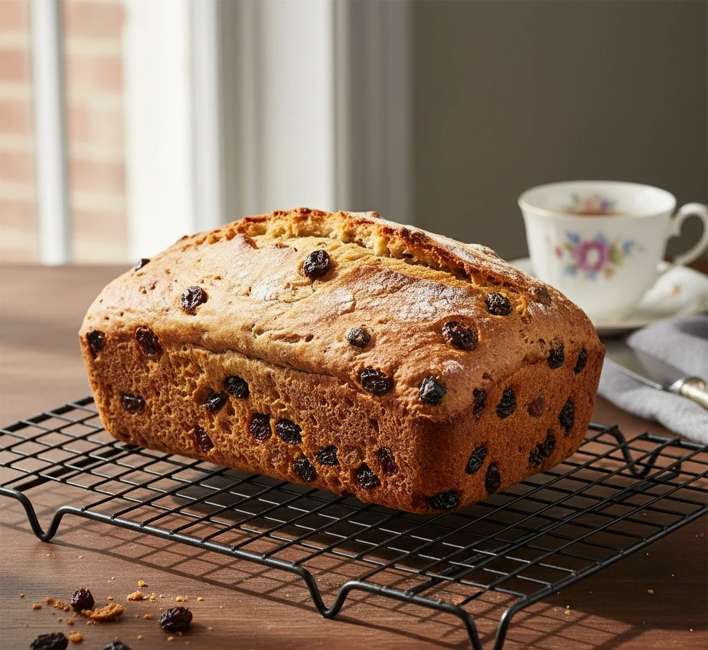 Traditional Welsh Bara Brith - savorysweetempire.com