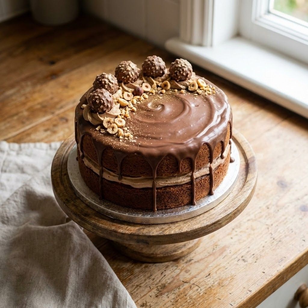 The Best Chocolate Hazelnut Victoria Sponge Cake Recipe (Moist & Easy ...
