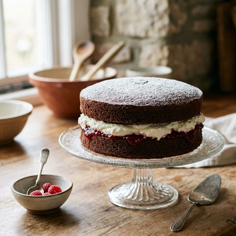 Chocolate Victoria Sponge Recipe: A Classic British Bake ...